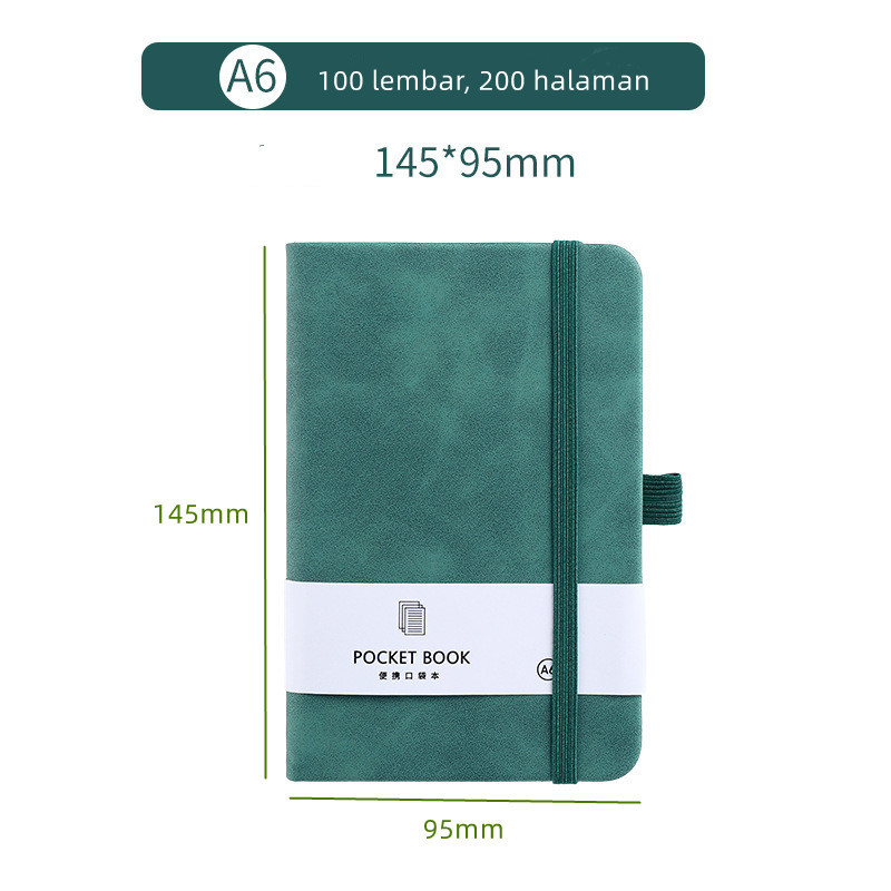 Jual Notebook mini portabel A5/A6/A7/notepad portabel tebal-100 lembar ...