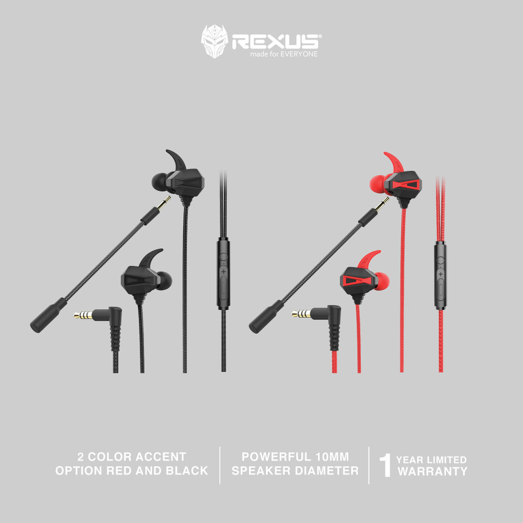 Jual Rexus Earphone Gaming ME8 | Shopee Indonesia