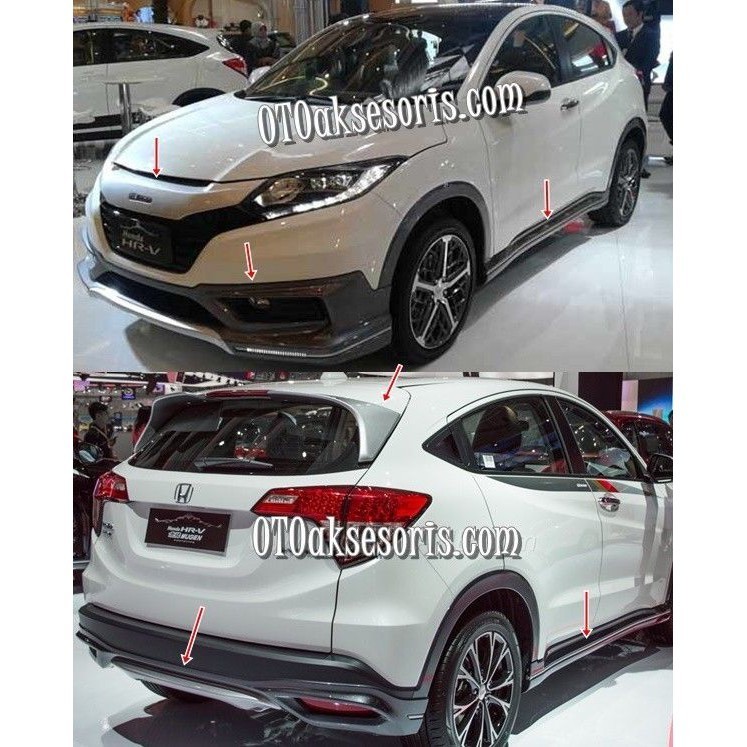 Jual Paket Bodykit Mugen + Spoiler + Grille Mugen Honda HRV | Shopee ...