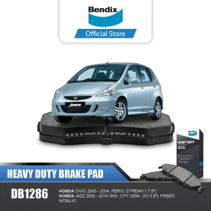 Jual Bendix Kampas Rem Depan Honda Jazz 2002-2014 GK5 - DB1286HD | Shopee Indonesia