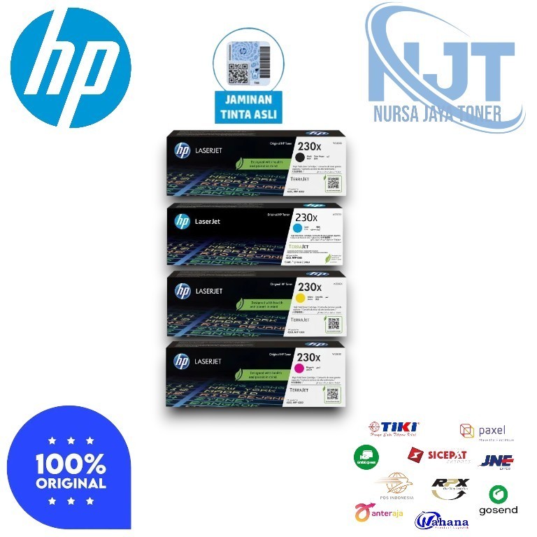 Jual Toner HP LaserJet 230X (B, C, Y, M) (1set) for HP Pro 4203 | MFP ...