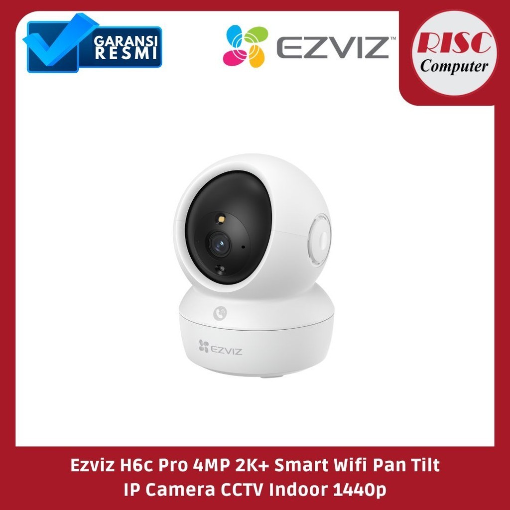 Jual Ezviz Cs-H6c Pro 2MP Smart Wifi Pan Tilt IP Camera CCTV Indoor ...