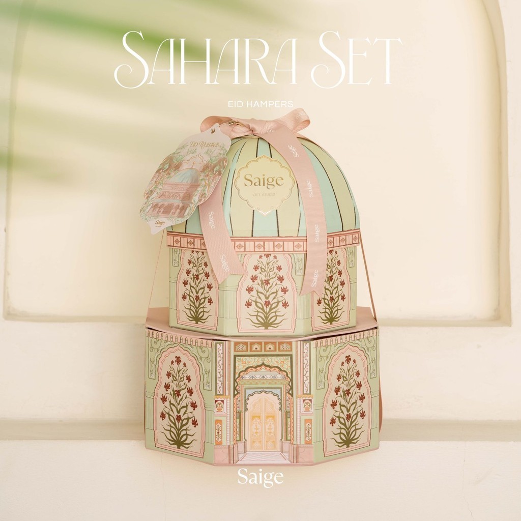 Jual [SAIGE] SAHARA Hampers Lebaran Idul Fitri Gift Set Tea Set Cookies ...
