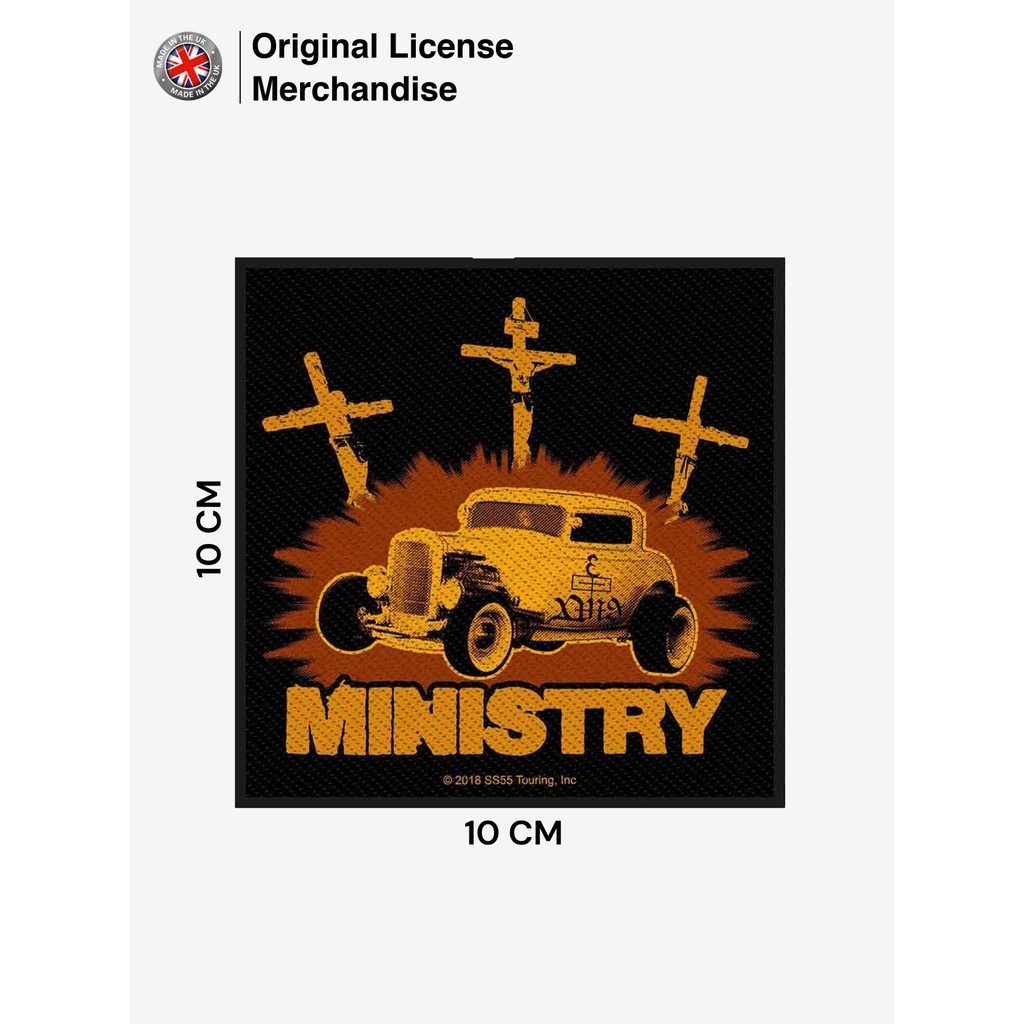 Jual MINISTRY - JESUS BUILT MY HOTROD PATCH | Shopee Indonesia