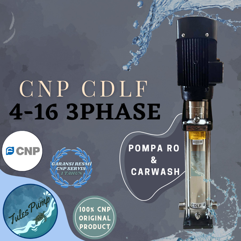 Jual POMPA RO/CARWASH CNP CDLF 4-16 380V 3PHASE HIGH PRESSURE PUMP | Shopee Indonesia