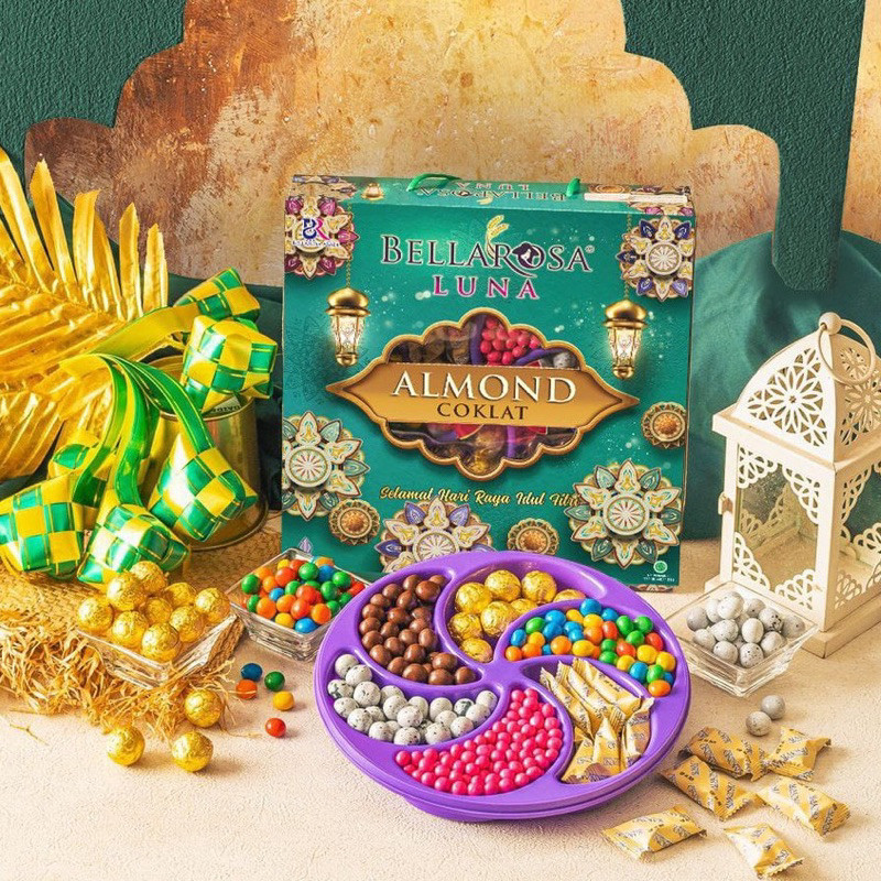Jual CLAIYDREAM BELLAROSA PAKET KUE KERING LUNA COKLAT - ALMOND COKLAT ...