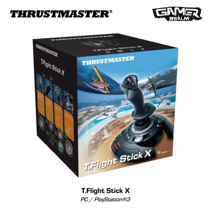 Jual Thrustmaster T-Flight Stick X For Flight Simulator Joystick PS3 ...