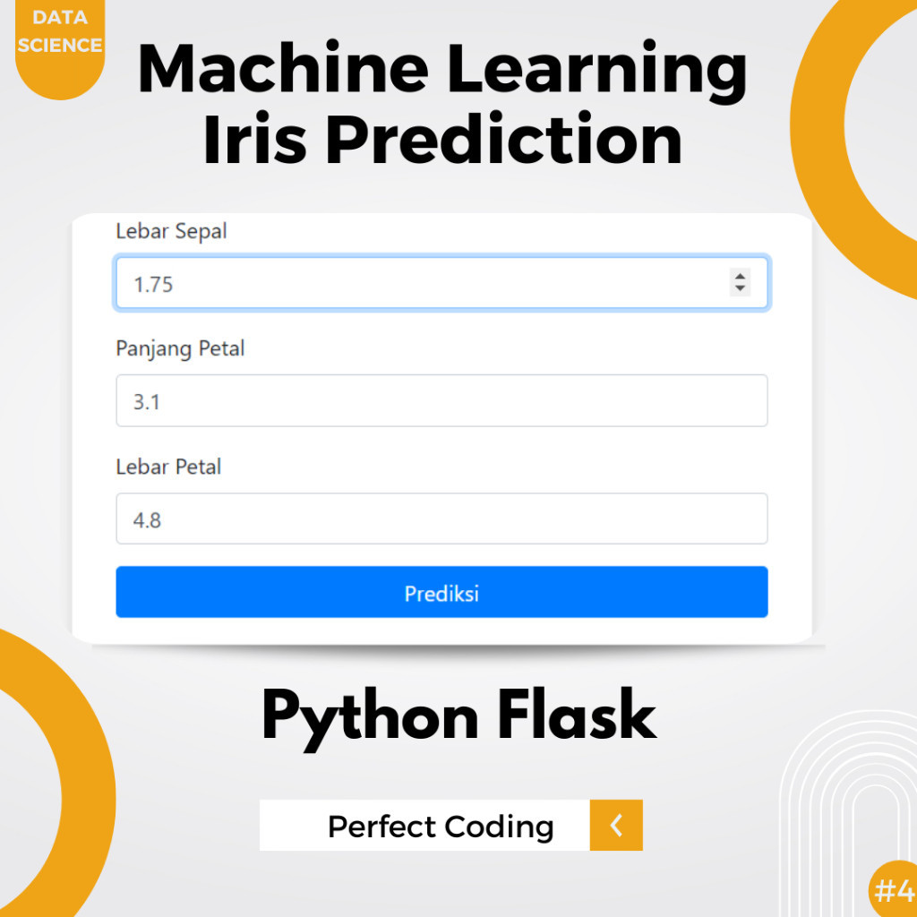 Jual Program Source Code Machine Learning Prediksi Bunga Iris Python Flask Dataset Data Science