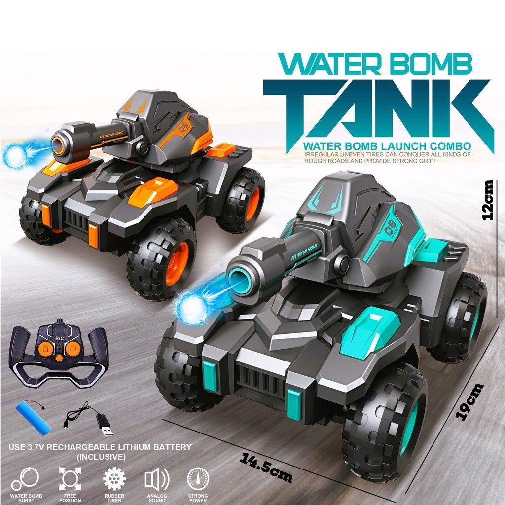 Jual Toy Studio Mainan RC Remote Control War Tank Besar 2.4 GHz Tembak ...