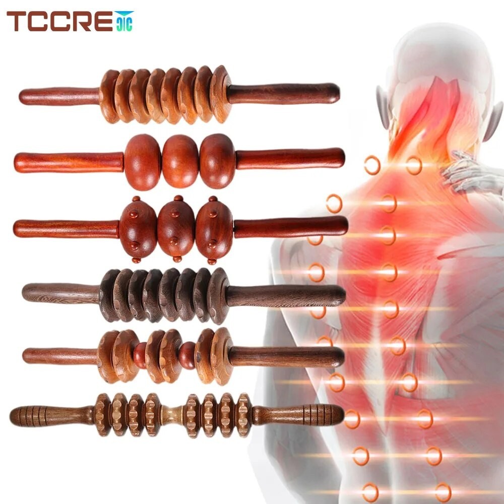 Jual PREORDER Gym Sports Full Body Muscle Massager Wood Roller Stick ...