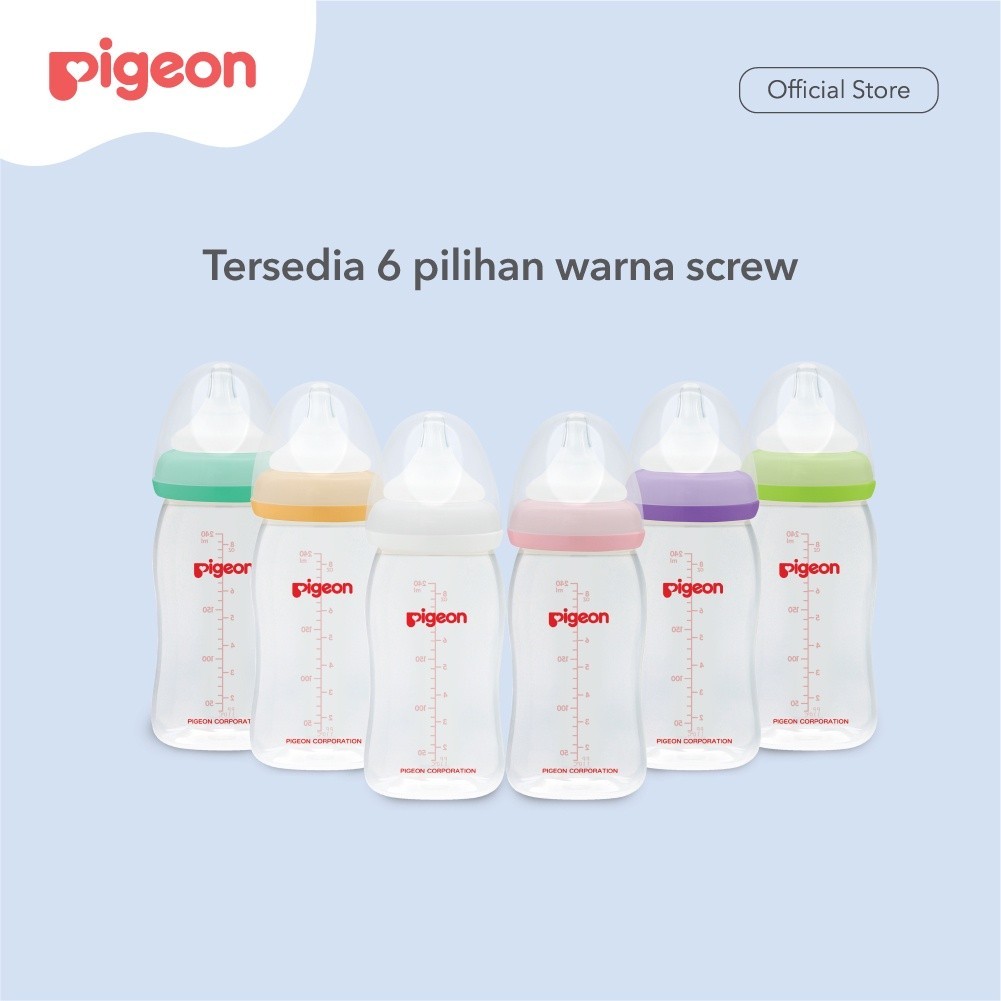 Jual Pigeon Botol Susu PP Wide Neck 240Ml | Shopee Indonesia