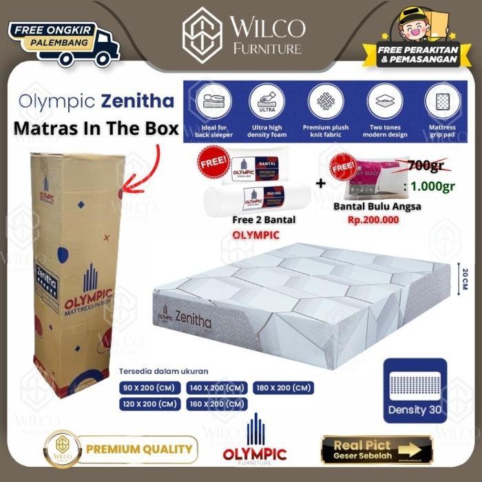 Jual Kasur Busa Olympic Zenitha / Matras Busa Continous Foam Density ...