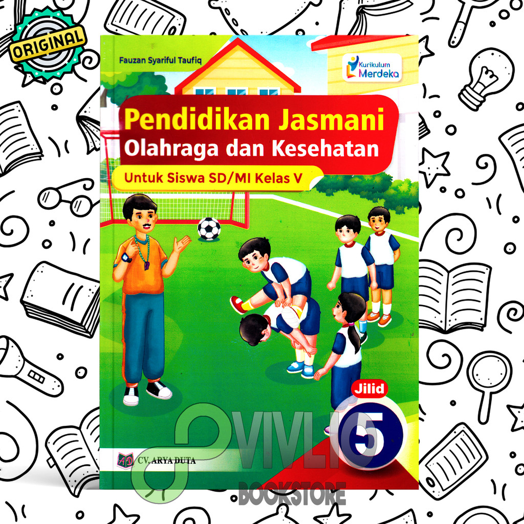 Jual Pendidikan Jasmani, Olahraga dan Kesehatan SD/MI Kelas V Arya Duta ...