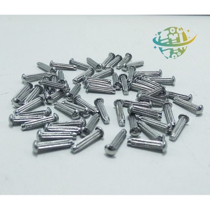 Jual Paku Keling Ulir Gerigi 2 x 10 Keling Rivets Kancing Paku Kayu ...