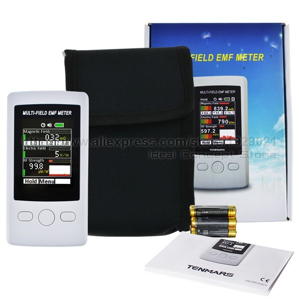 Jual Tenmars Multi-Field EMF Meter RF Gauss Meter 2000mG ...