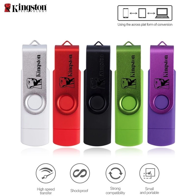 Jual kingston 2TB 1TB flash drive 3in1 OTG free C-type OTG USB mini ...