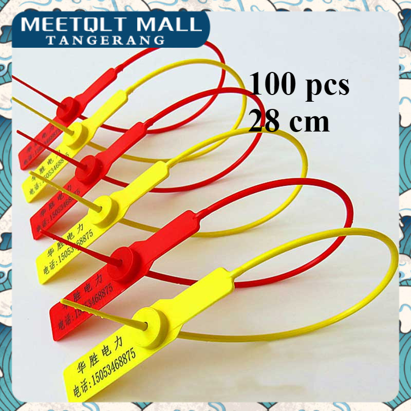 Jual 28cm Segel Plastik Sekuriti Segel Mobil box Segel Container Segel ...