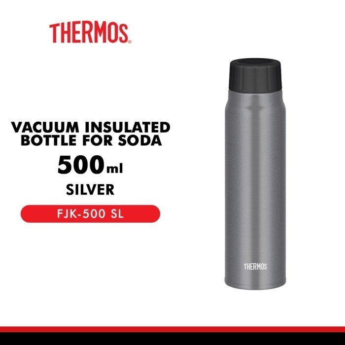 Jual MV98 Vacuum Insulated Bottle for Soda 500ml - Silver (FJK-500 SL) | Shopee Indonesia