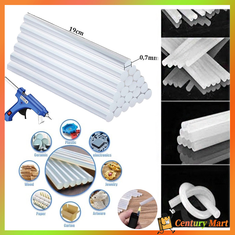 Jual Refill Lem Tembak Diameter 7mm Panjang 10cm/Refill Glue Gun ...