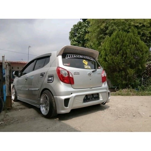 Jual spoiler belakang agya toms bahan duraflex dfx1 s10 | Shopee Indonesia