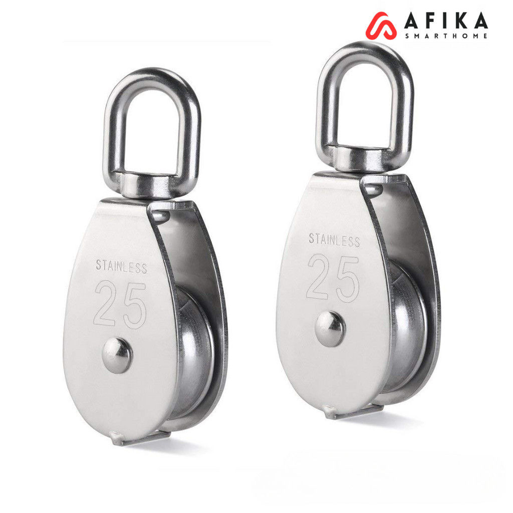 Jual Katrol Kerekan Mini Serbaguna Swivel Pulley Stainless Steel ...