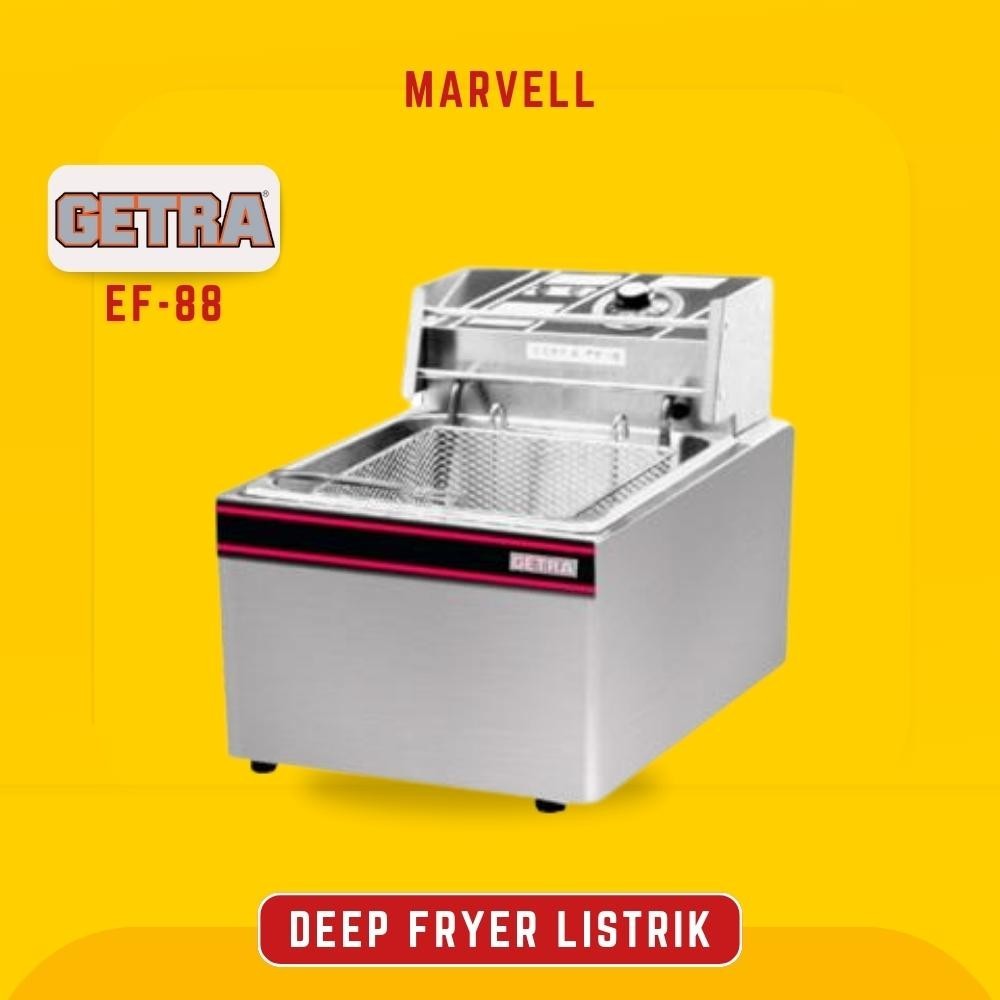 Jual Getra Ef-88 Ef 88 Deep Fryer Listrik 1 Tank Mesin Penggorengan ...