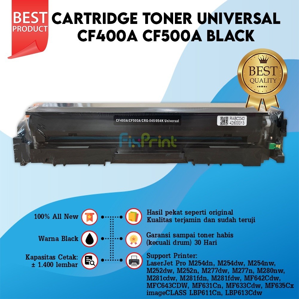 Jual Cartridge Toner Compatible HP 201A CF400A Black CF401A Cyan CF402A ...