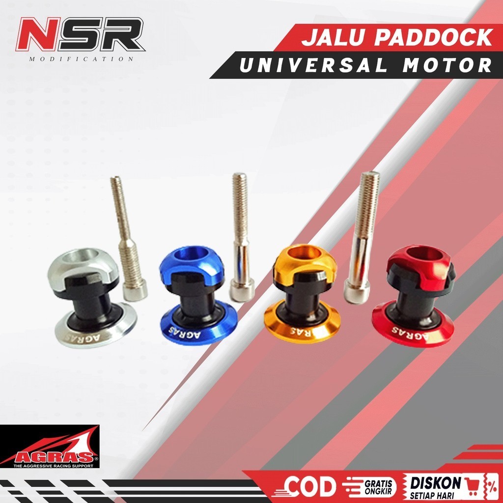 Jual JALU PADDOCK Jalu Standar Pedok Full Cnc Universal R15.R25.Ninja ...