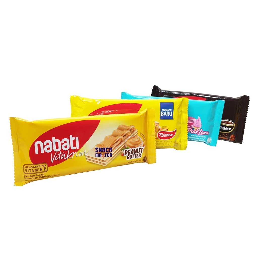 Jual Nabati Wafer Renceng - Netto 10 bks x 20 gr | Shopee Indonesia