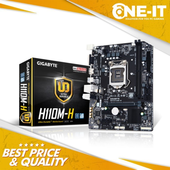 Jual Motherboard Gigabyte H110M H Intel H110 LGA1151 DDR4 GA-H110M-H ...