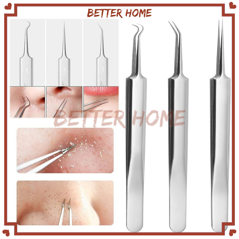 Jual Alat Facial Pencet Komedo Jerawat 3 In 1/Stainless Alat Komedo ...