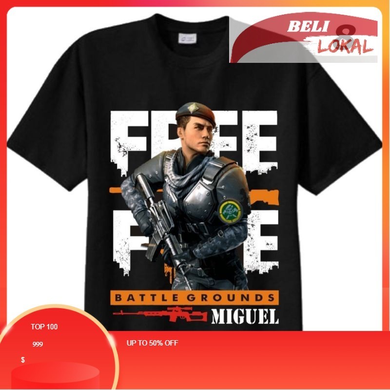 Jual PROMO/ KAOS ANAK/ KAOS KARAKTER/ BAJU FF KAOS FREE FIRE ANAK LAKI ...