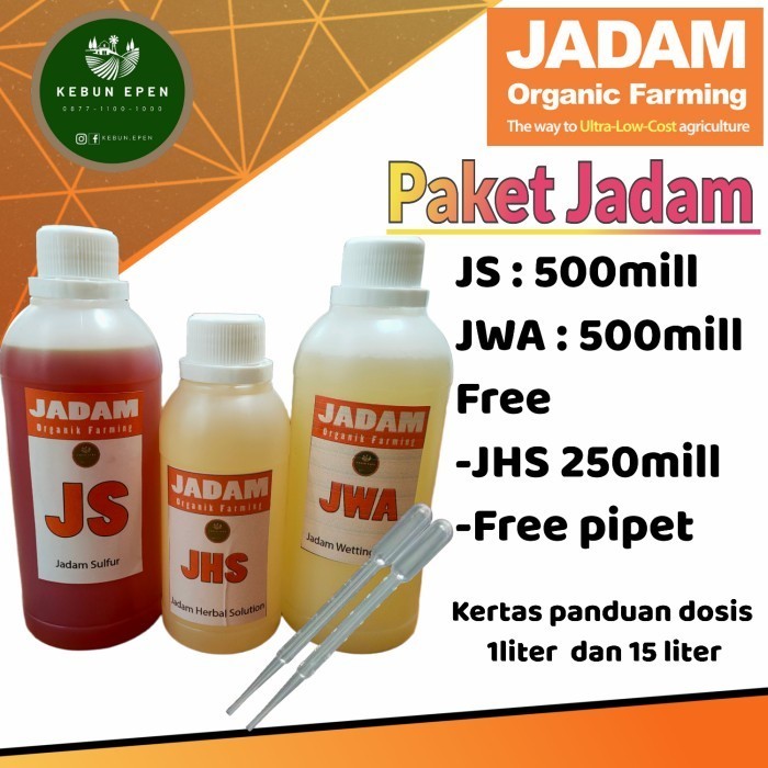 Jual Paket Jadam JS 500ml+ JWA 500ml FREE JHS 250ml | Shopee Indonesia