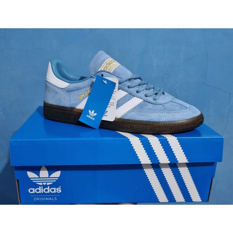 Jual Adidas Handball Spezial Ice Blue | Shopee Indonesia