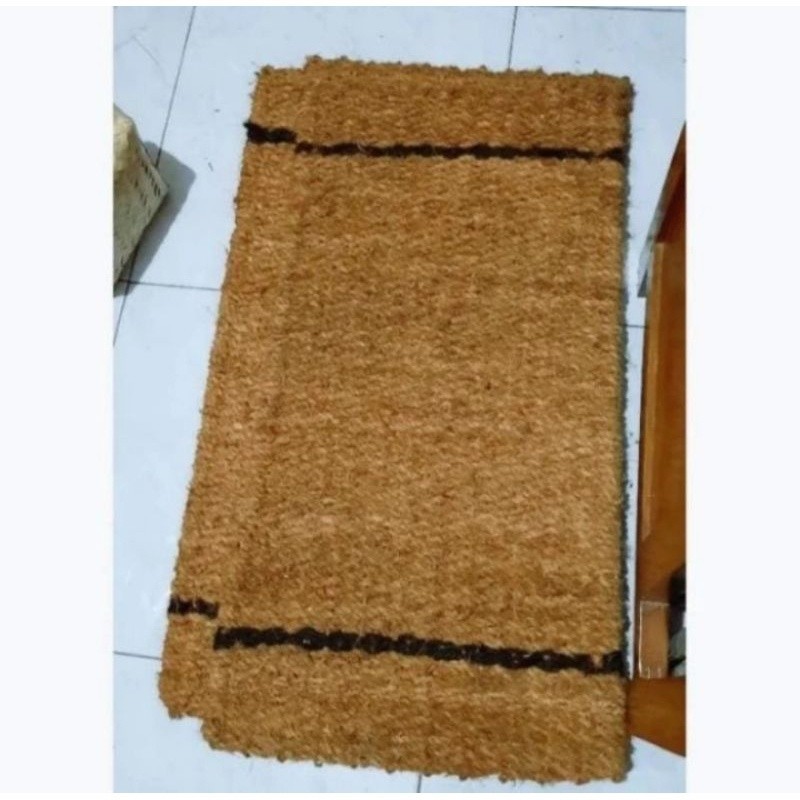 Jual Keset ijuk serabut kelapa POLOS ukuran 90×45cm anti ular | Shopee ...