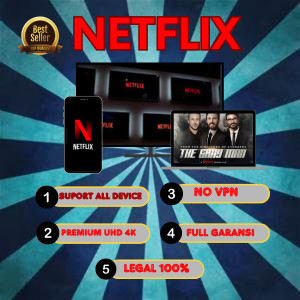 Jual NETFLXX PREMIUM 4K UHD ALL DEVICE 1 - 3 BULAN - FULL GARANSI | Shopee Indonesia