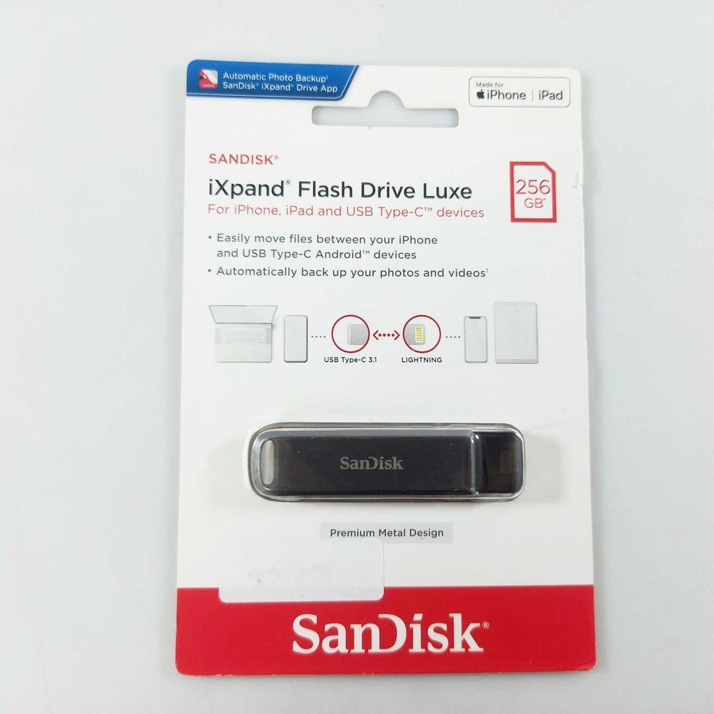 Jual SanDisk iXpand Dual Drive Luxe USB Type C 3.1 Gen 1 Lightning ...