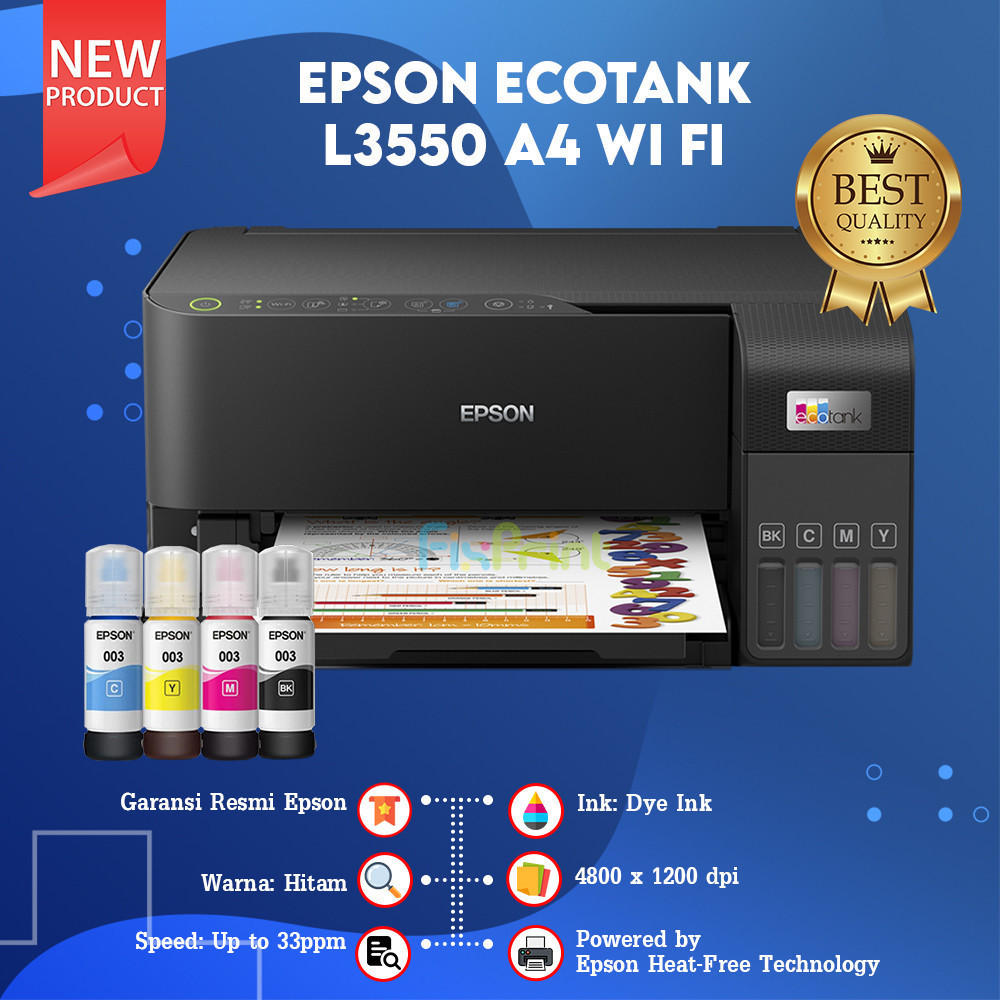 Jual Printer Epson EcoTank L3550 Print Scan Copy Wireless All In One ...