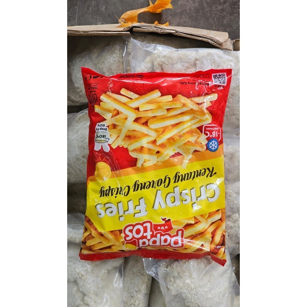 Jual Papatos Kentang Crispy 1 Kg - Crispy Fries | Shopee Indonesia