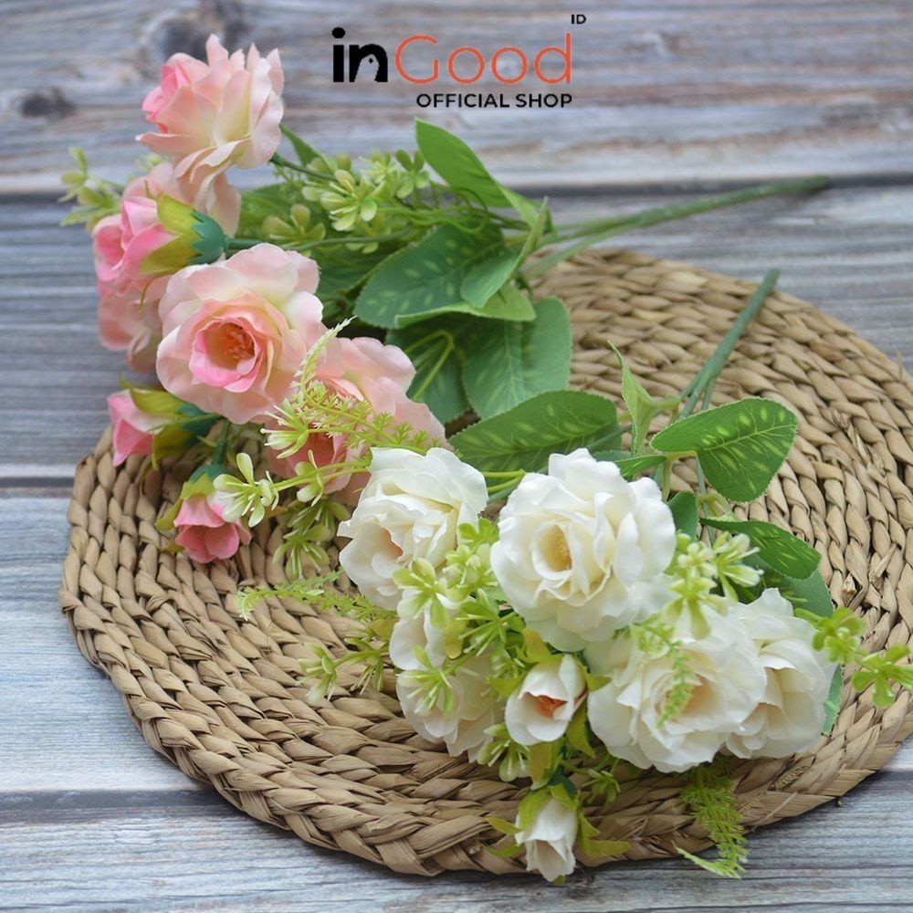 Jual IN GOOD - Bouquet bunga M36 ROZU Artifisial Dekorasi | Shopee ...