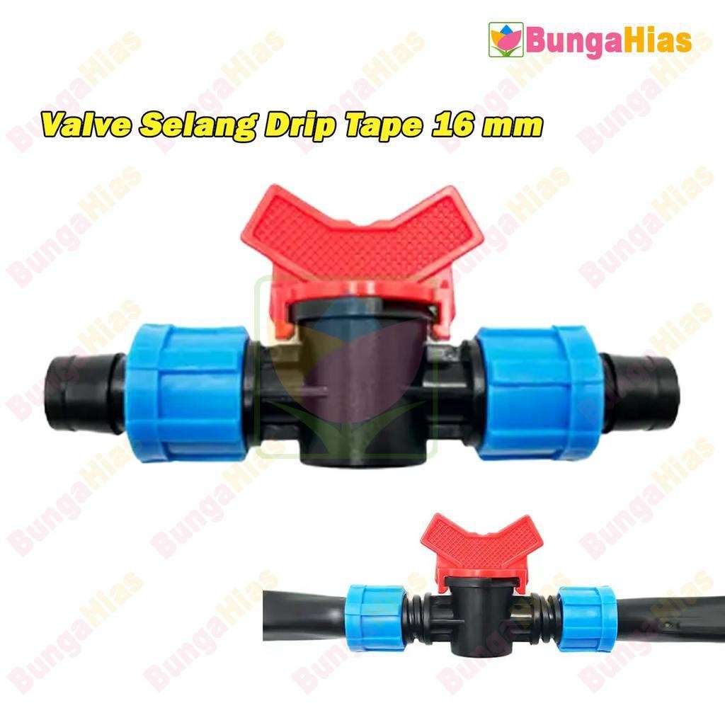 Jual Valve Drip Tape 16 mm Stop Keran Kran Selang Air Offtake ...