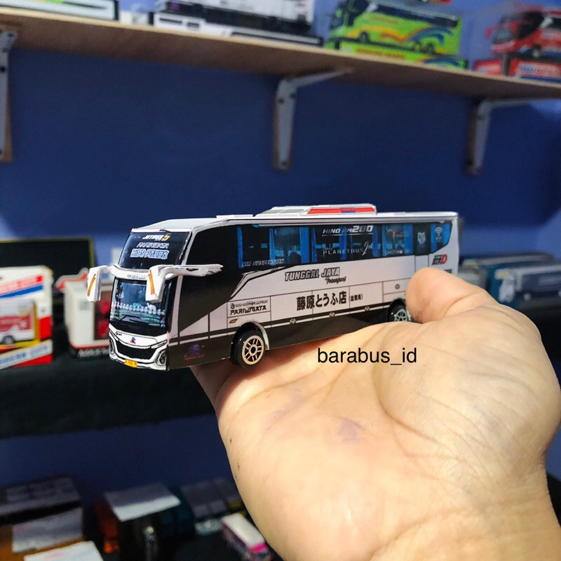 Jual Miniatur Bus KIDS PANDA TAKUMI Kecil Skala 1:87 By Barabus ...