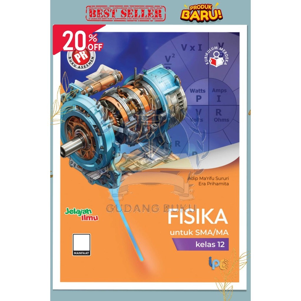 Jual Buku Pr/Lks Kurmer Fisika Kelas 12/XII SMA/MA Semester 1&2 Kurikulum Merdeka Intan pariwara ...