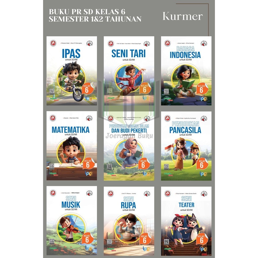 Jual Buku Pr/LKS SD/MI Kurmer Kelas 6/VI Semester 1&2 Kurikulum Merdeka Intan pariwara Tahun ...