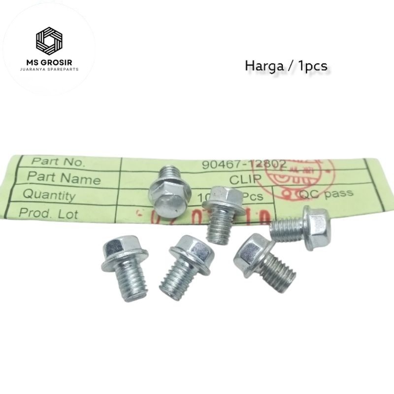 Jual Baut 10 KUNCI 8 original M6 × 8 baut kunci 8 ori honda PANJANG 0 ...