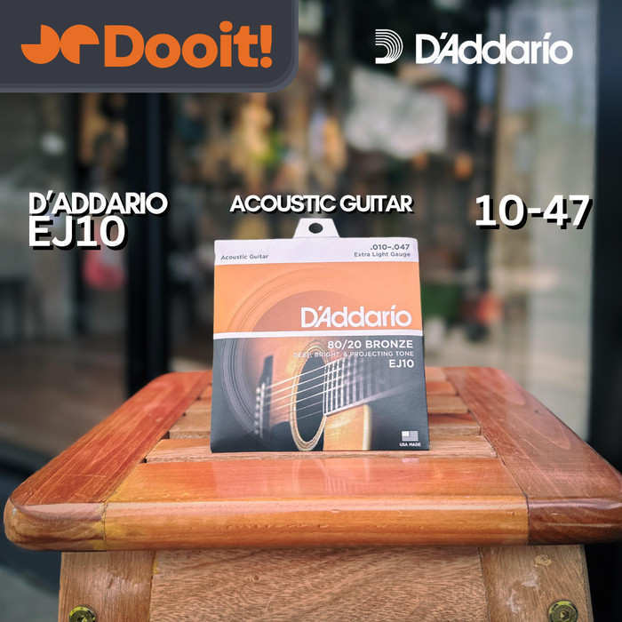 Jual D'ADDARIO acoustic guitar string EJ series / senar gitar akustik ...