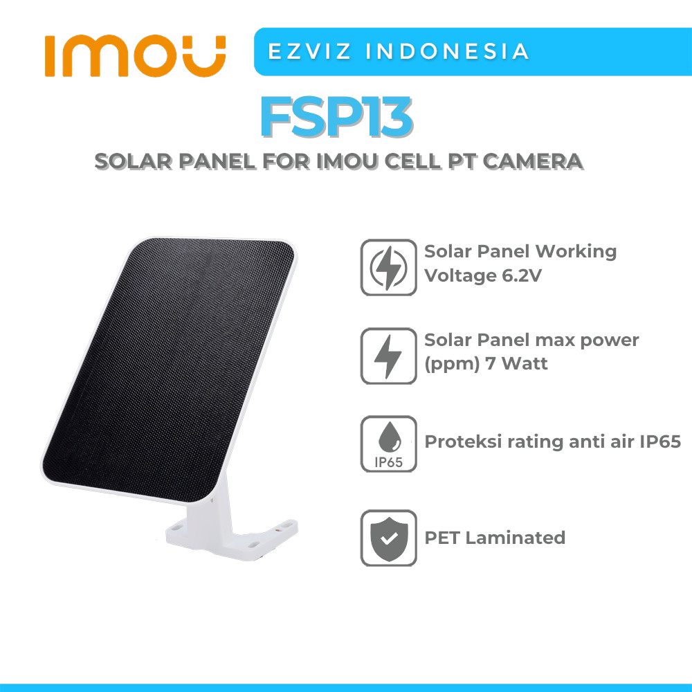Jual IMOU FSP13 SOLAR PANEL FOR IMOU CELL PT CAMERA | Shopee Indonesia