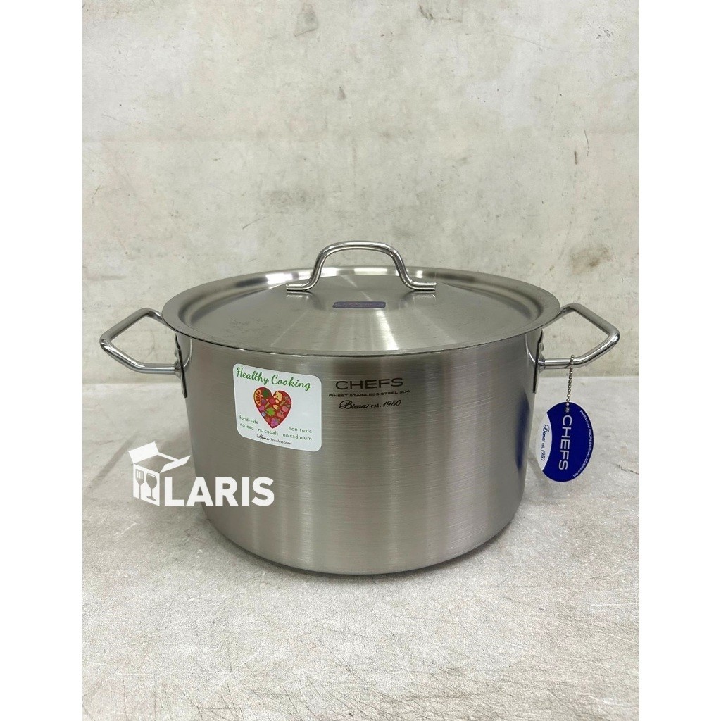 Jual Bima Chefs Sauce Pot 28 cm 9,8 Liter Panci Stainless Bahan Tebal ...