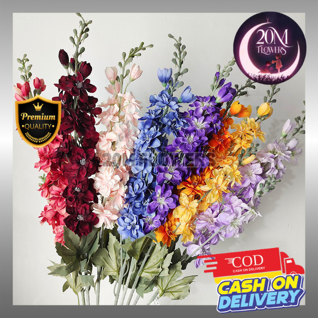 Jual BUNGA DELPHINIUM SPRING ARTIFICIAL CABANG 2- SNAPDRAGON FLOWER ...