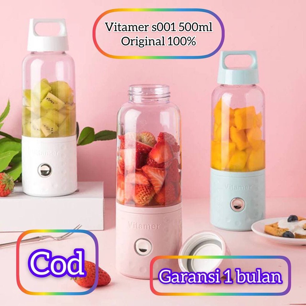 Jual Vitamer Portable Blender mini Juicer Cup 500ml 100% Original umtuk ...